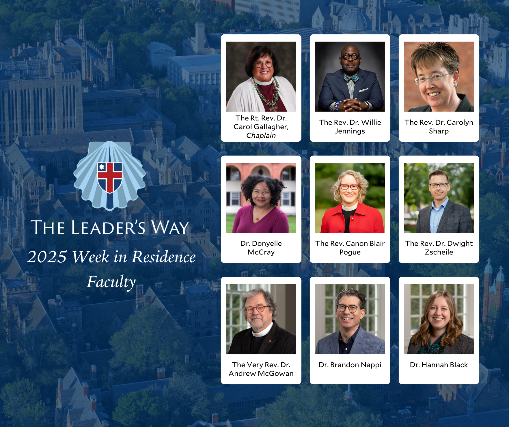 2025 Leader's Way Faculty | Berkeley Divinity School at Yale